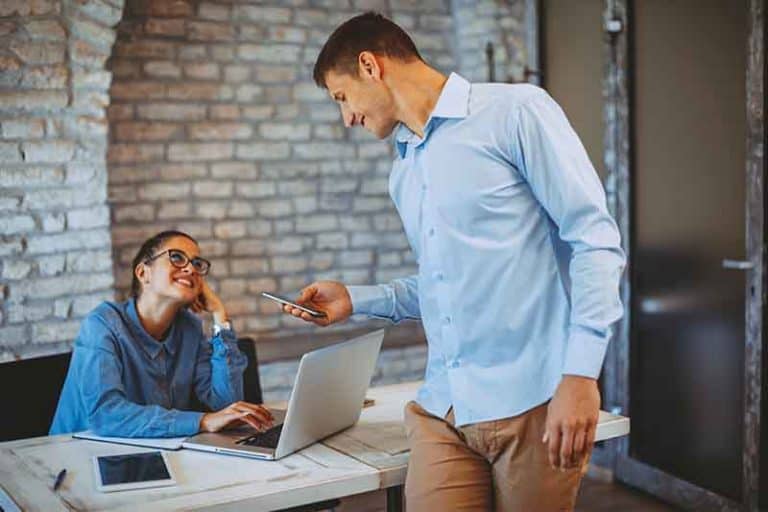 Flirting At Work: 3 Totally Safe Ways To Flirt On Your Work Crush